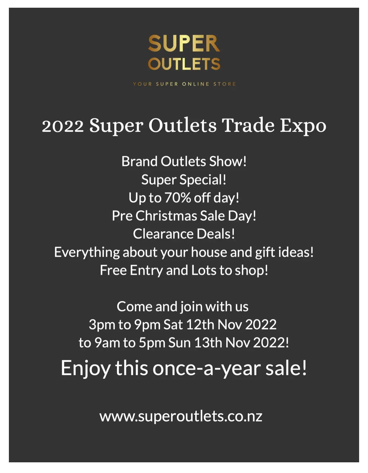 Super Outlets Expo 2022 - Super Outlets